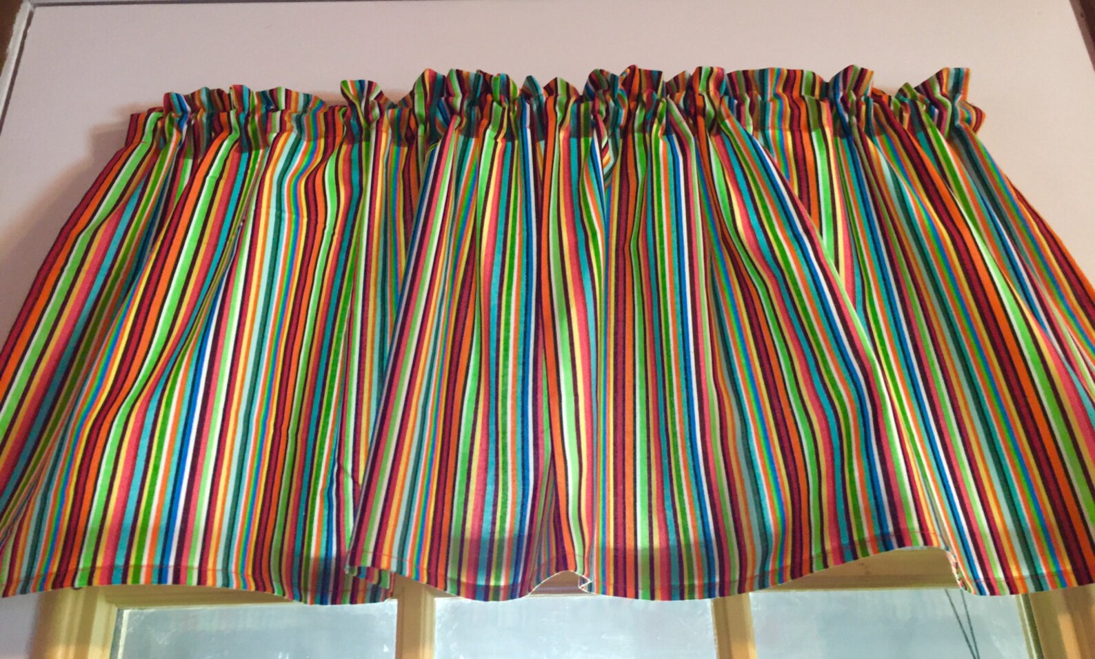 Bright Colorful Fiesta Valance Happy Decor Cheerful - Etsy