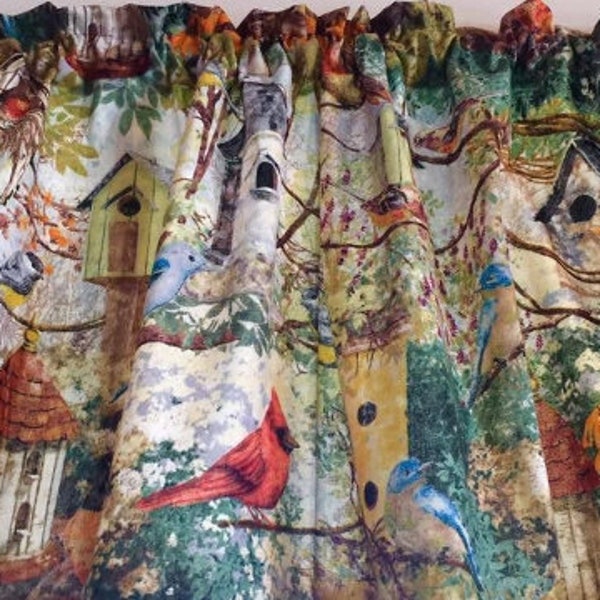 Bird Curtains - Etsy