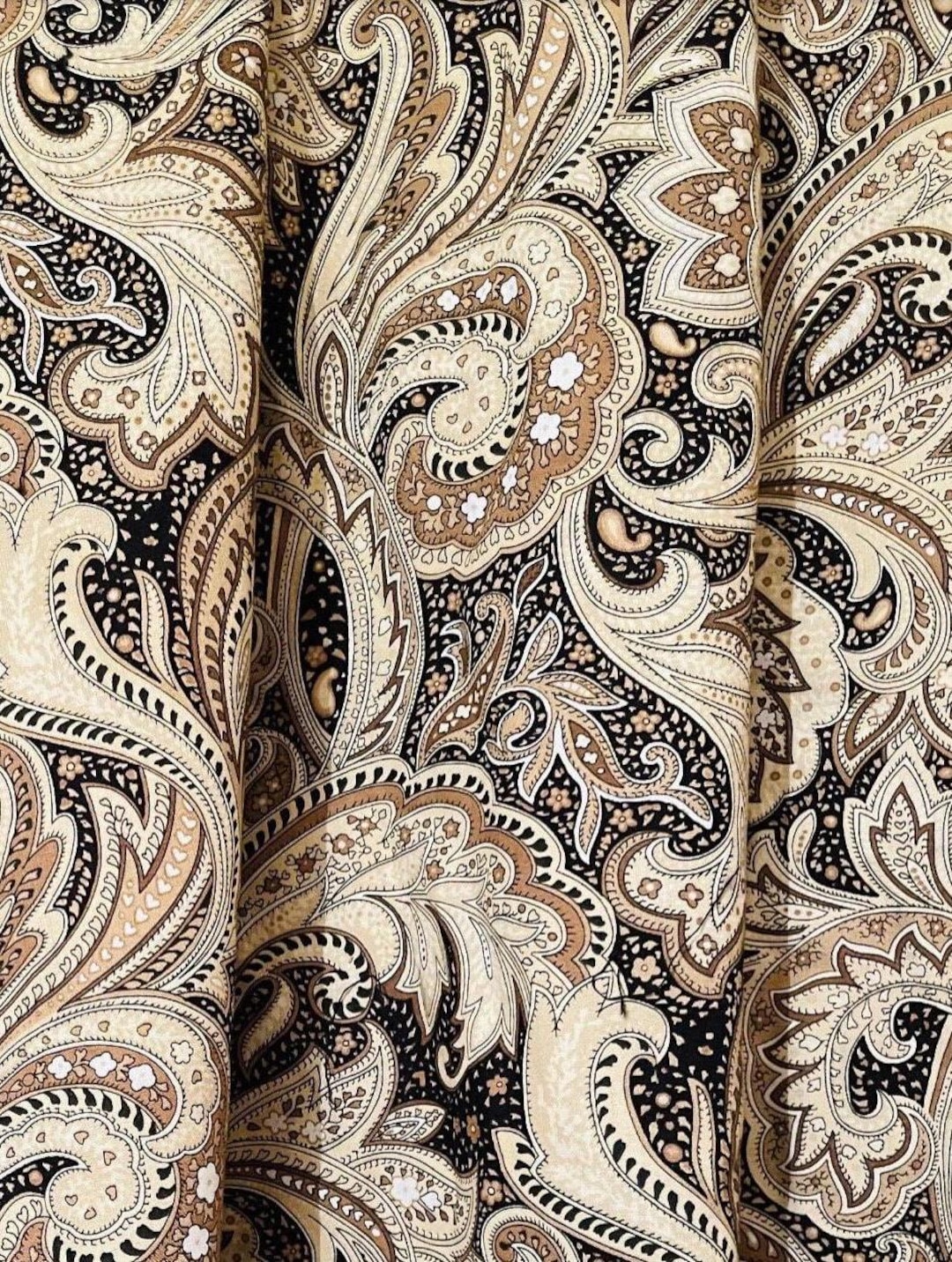 Rustic Paisley Valance Farmhouse Window Curtain Country Style Kitchen ...