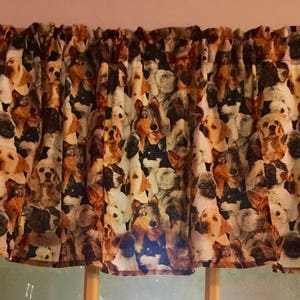 Dog Dogs Window Curtain Valance - Etsy