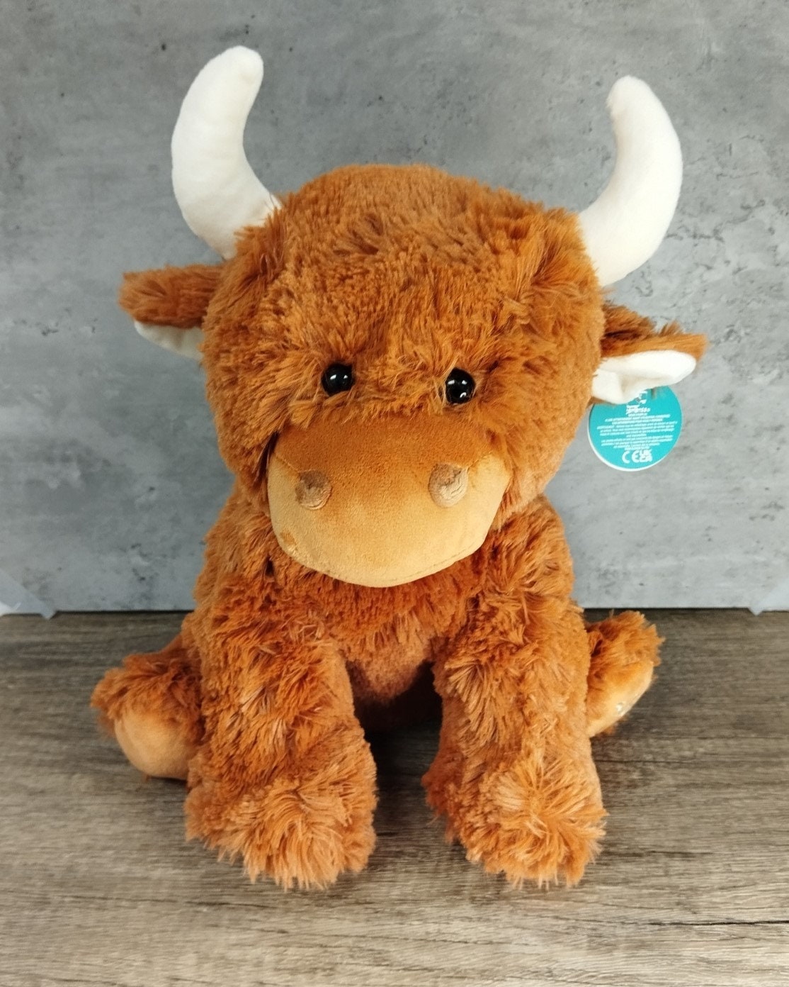 Cuddly Highland Cow Soft Toy, Color Brown, Sizes From Mini to Large - Etsy