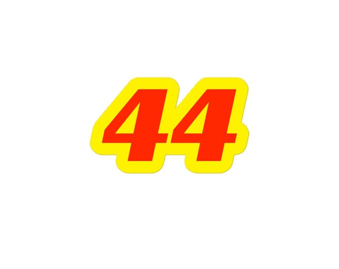 Lewis Hamilton NEW 2023 F1 44 Number Sticker Formula One Motorsport ...