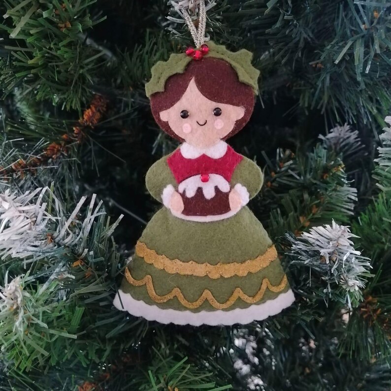 A Christmas Carol Felt Ornament Designs: Mrs Cratchit - Etsy