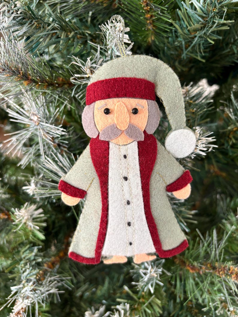 A Christmas Carol Felt Ornament Designs: Scrooge - Etsy