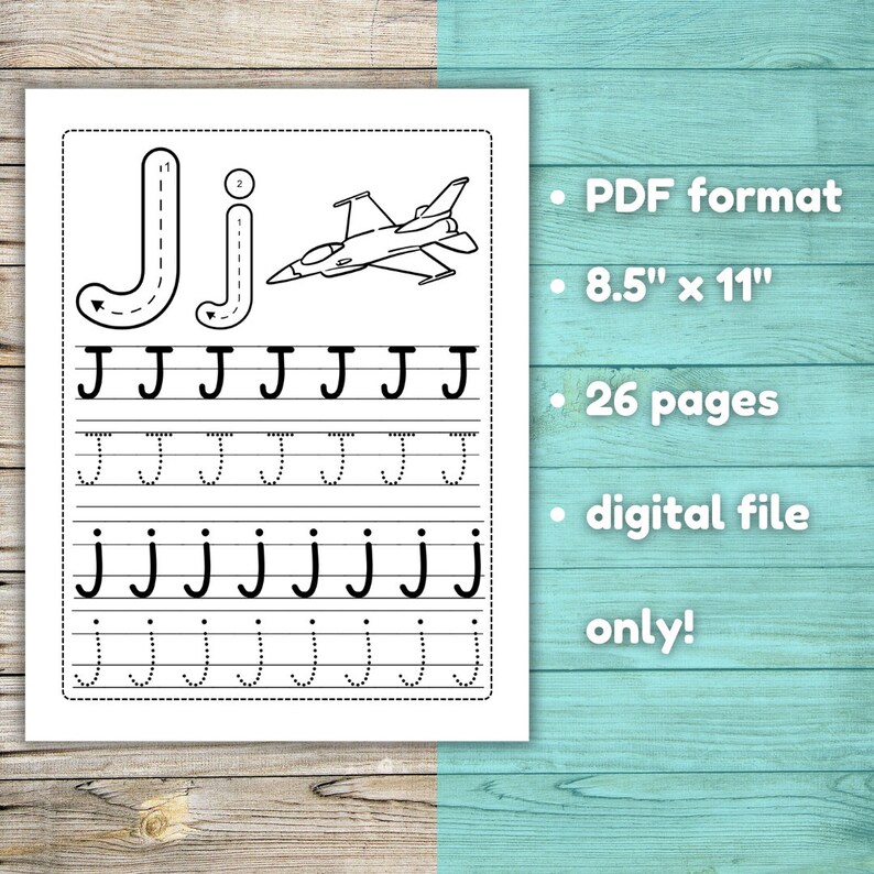 26 Alphabet Tracing Worksheets Coloring Worksheet Preschool Handwriting ...