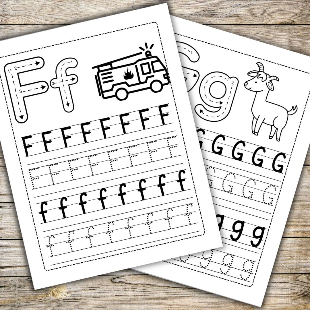 26 Alphabet Tracing Worksheets Coloring Worksheet Preschool Handwriting ...