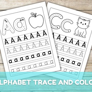 26 Alphabet Tracing Worksheets Coloring Worksheet Preschool Handwriting ...