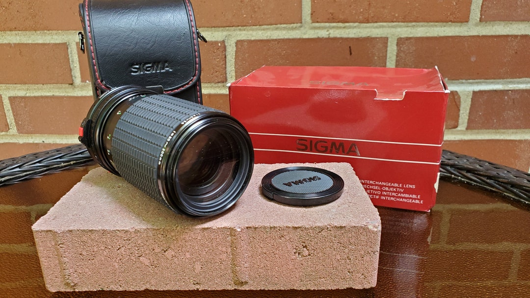 Sigma 80-200mm F/4.5-5.6 MF FD Mount Lens With Case. - Etsy