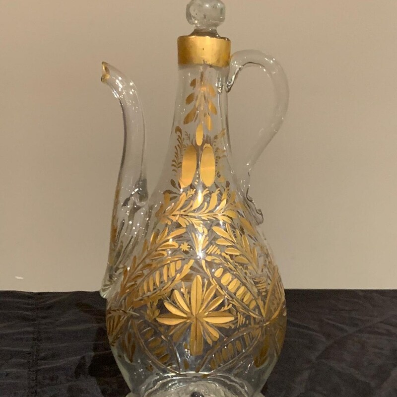 Glass Ewer - Etsy