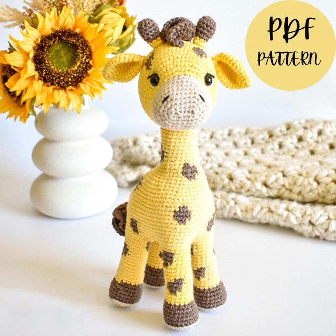 Gio the Giraffe PDF Crochet Pattern - Etsy