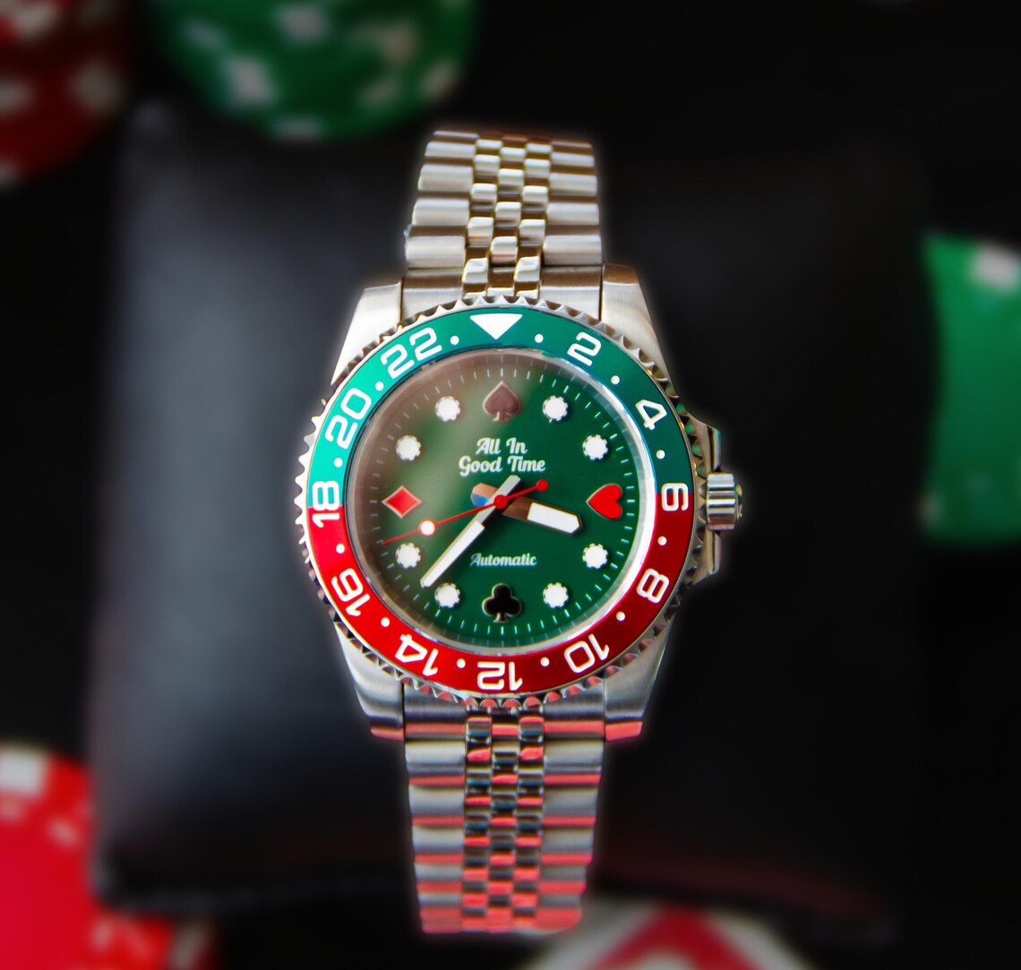 The Watermelon Poker Watch - Etsy