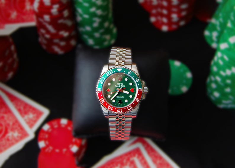 The Watermelon Poker Watch - Etsy