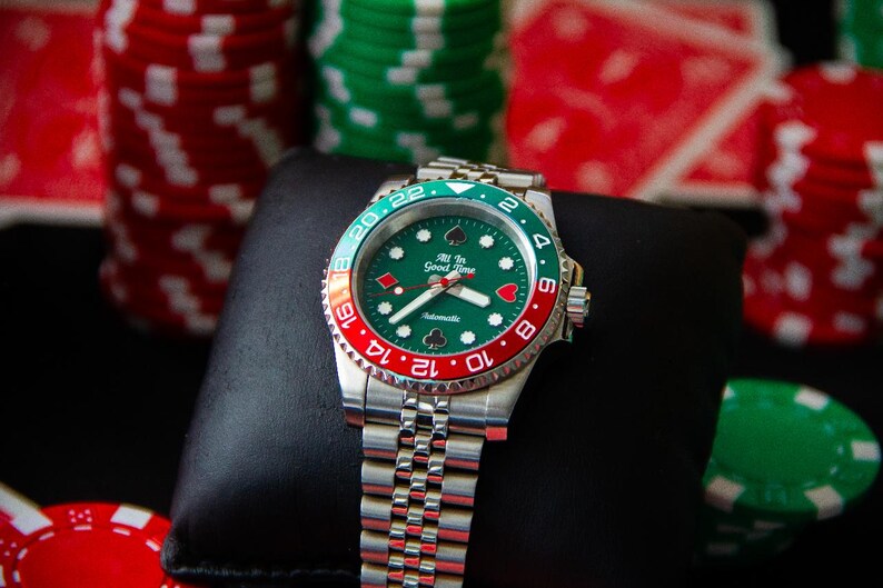 The Watermelon Poker Watch - Etsy