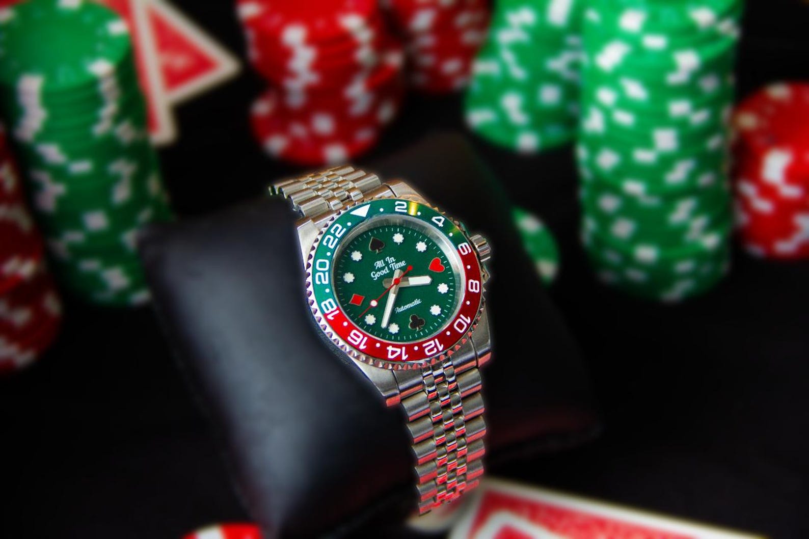 The Watermelon Poker Watch - Etsy