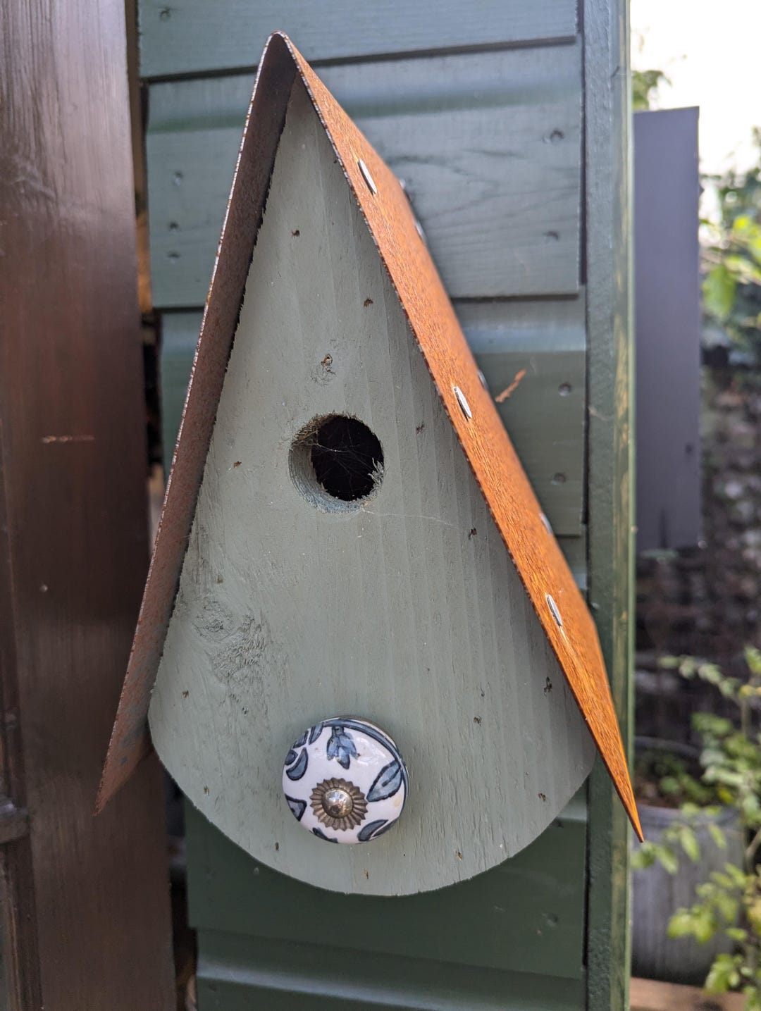 Handcrafted Wooden Birdhouse , Bird Box, Nesting Box, Birdhouse With ...
