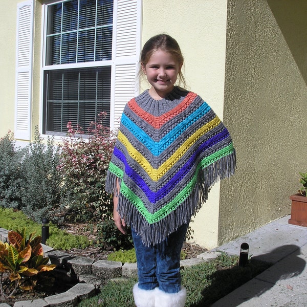 Knit Poncho - Etsy
