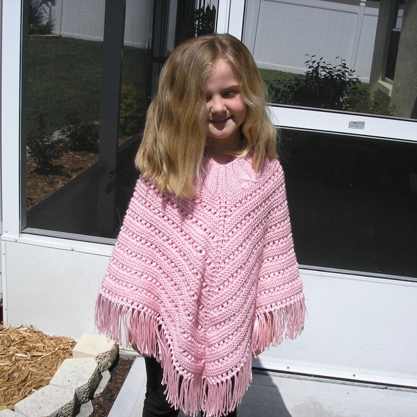 Toddler Knit Poncho - Etsy