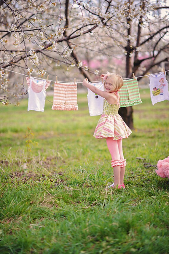 Items similar to Girls Halter Top - Merry-Go-Round - Spring 2013 ...