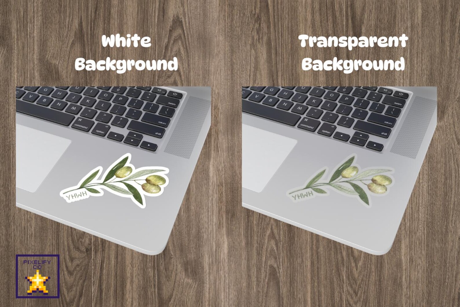 Abide Olive Branch Sticker, Olive Branch Clipart, Vinyl Sticker ...