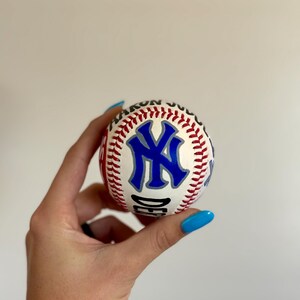 Customized Hand-painted Baseball - Etsy