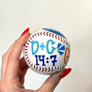 Customized Hand-painted Baseball - Etsy