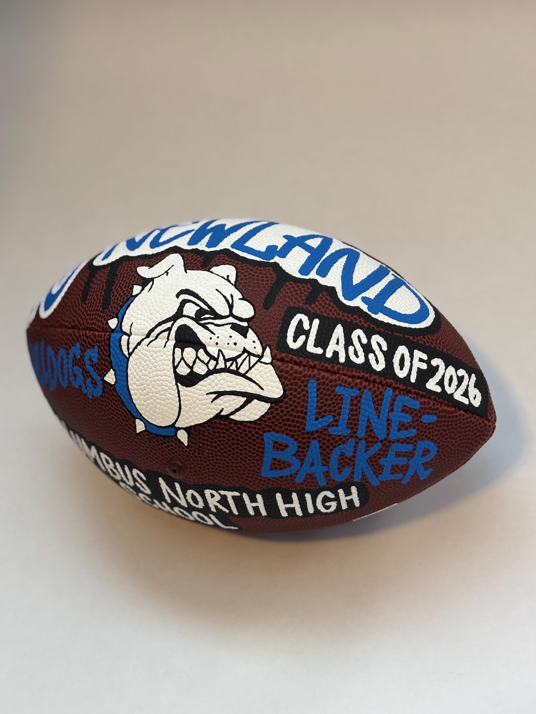 Customized Painted Football - Etsy