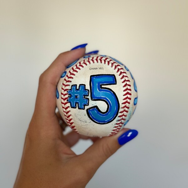 Painted Baseball - Etsy