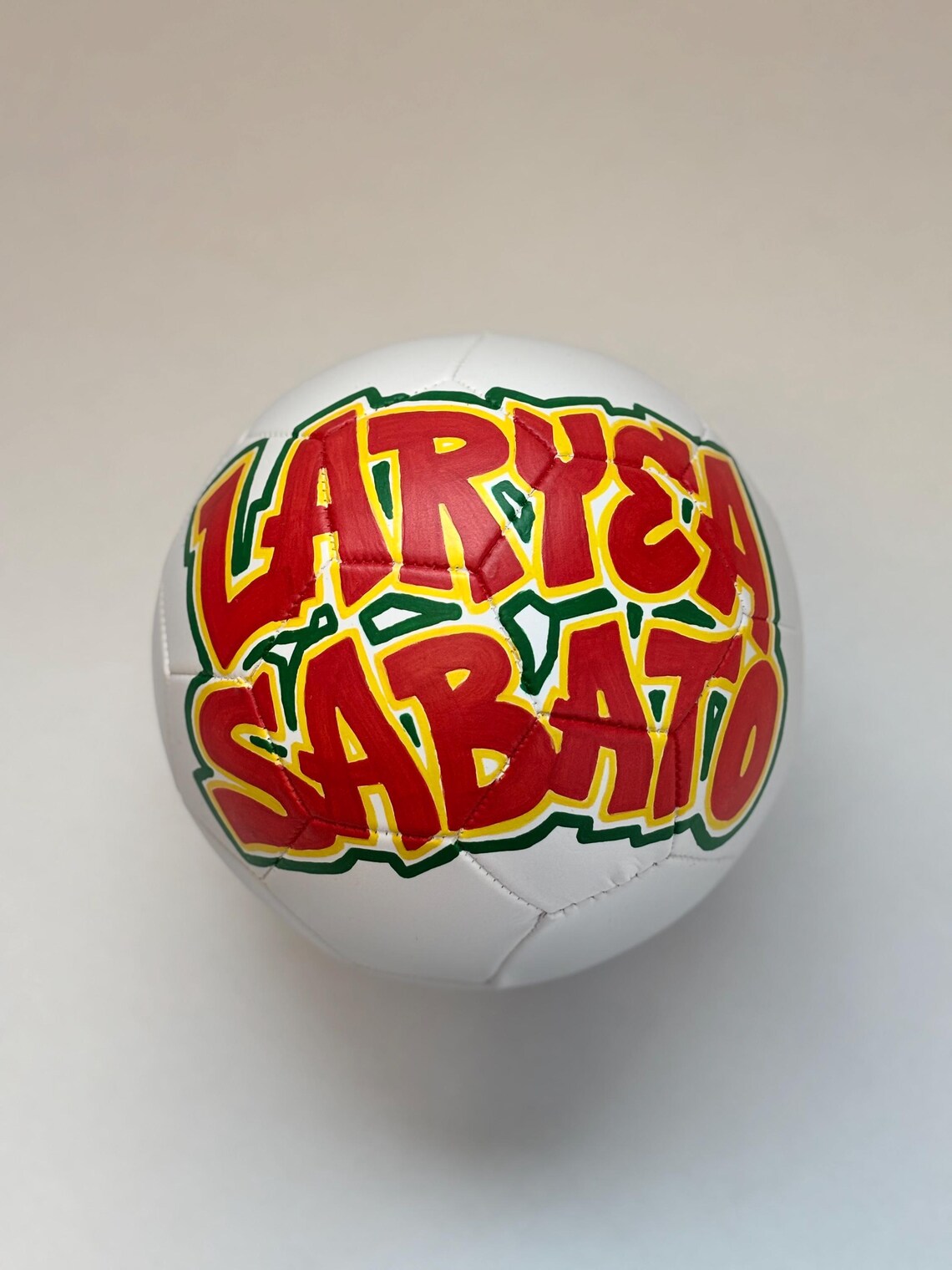 Painted Soccer Ball - Etsy
