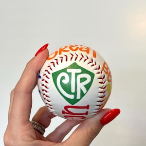 Customized Hand-painted Baseball - Etsy