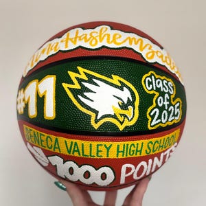 Painted Basketball - Etsy