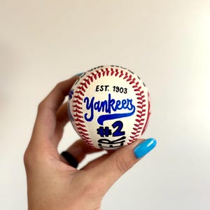 Customized Hand-painted Baseball - Etsy