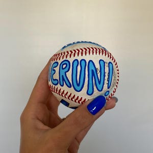 Customized Hand-painted Baseball - Etsy