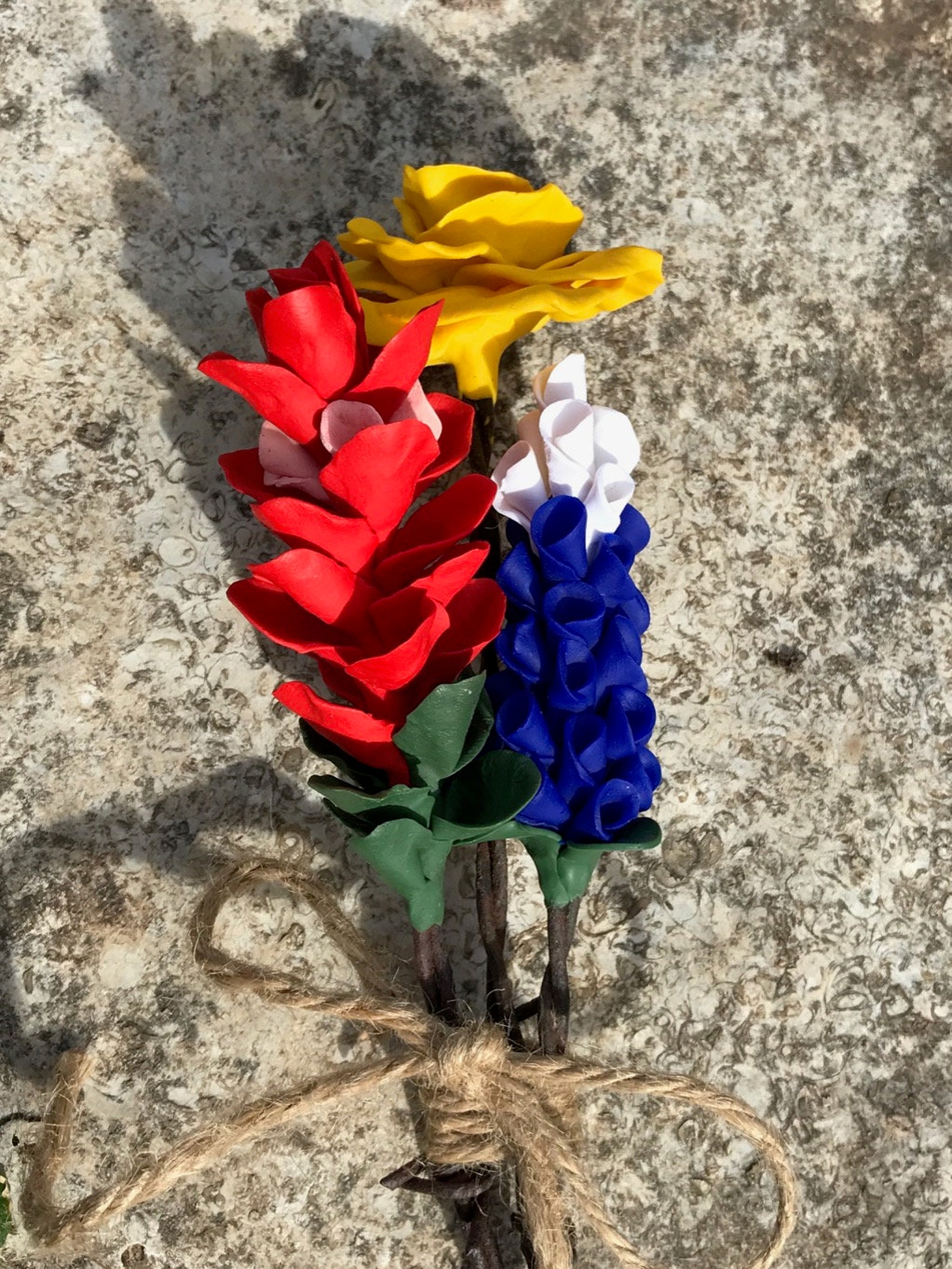 Artificial/texaswildflowerbouquetindian Paint - Etsy