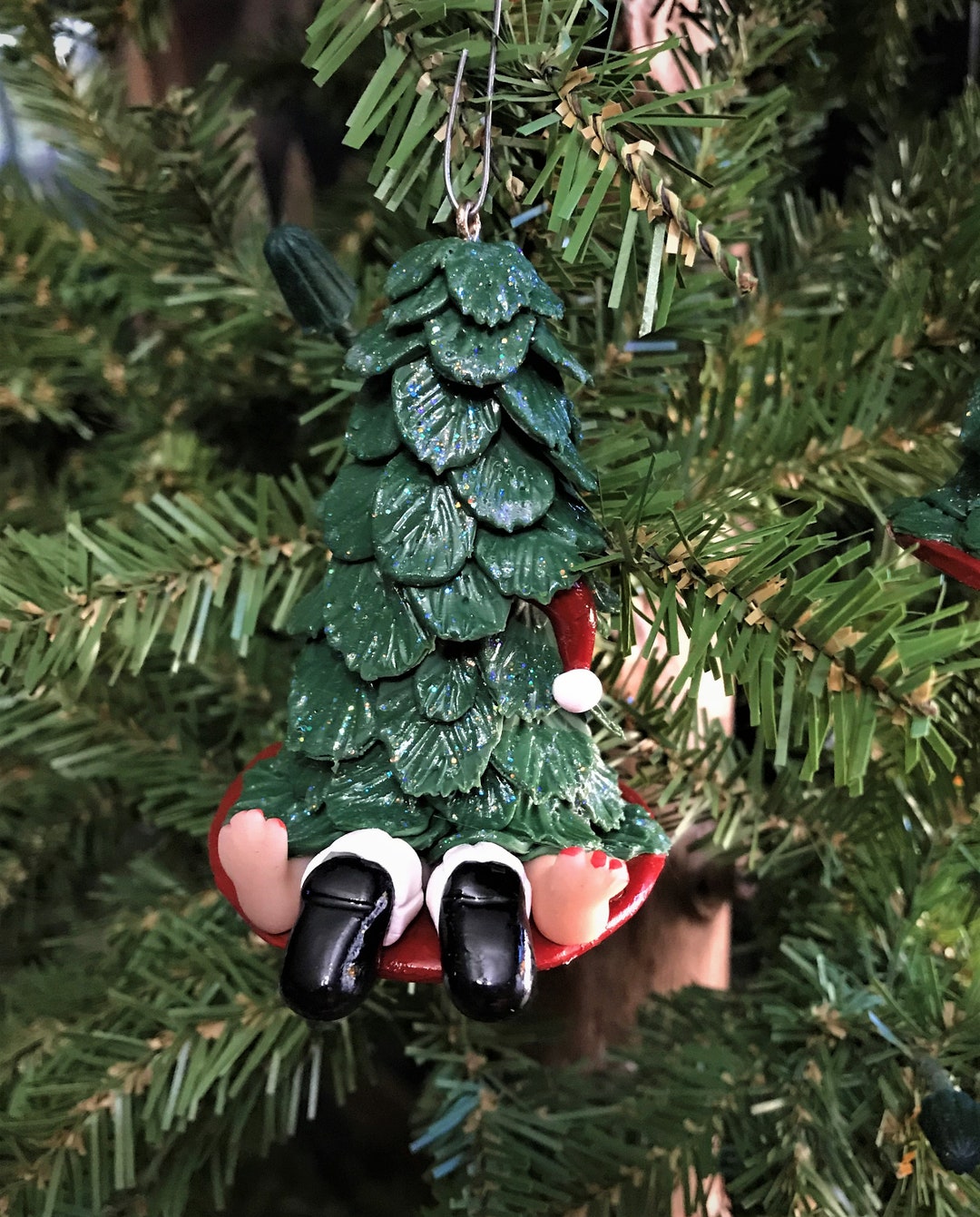 I Saw Mommy Kissing Santa Claus Naughty Santa Ornament Christmas Tree ...