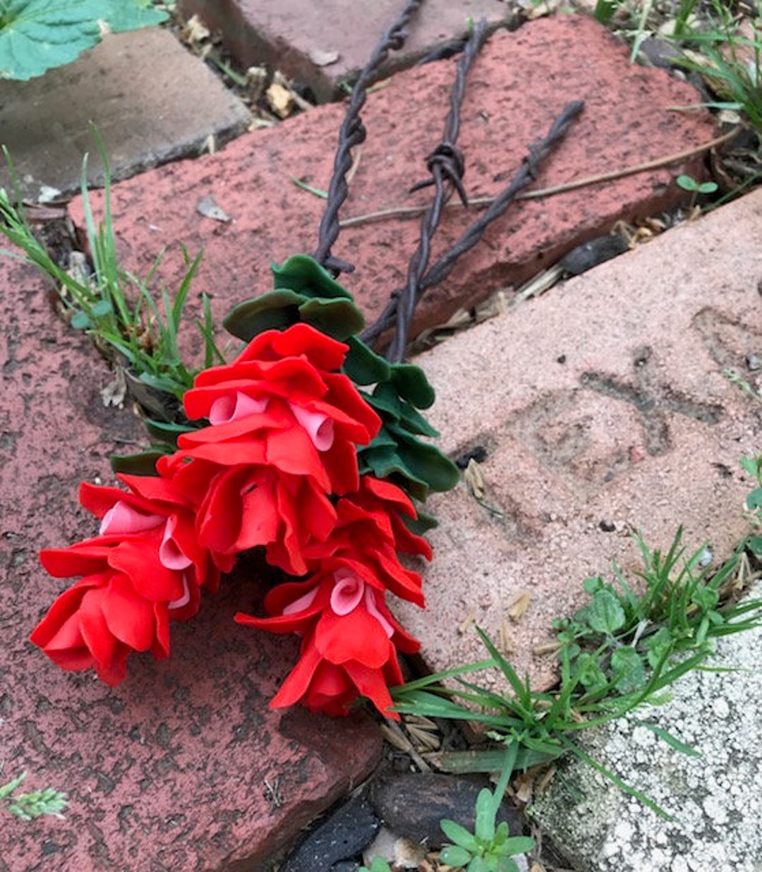 Artificial/texas\wildflower\bouquet\indian Paint Brush\mother's Day ...