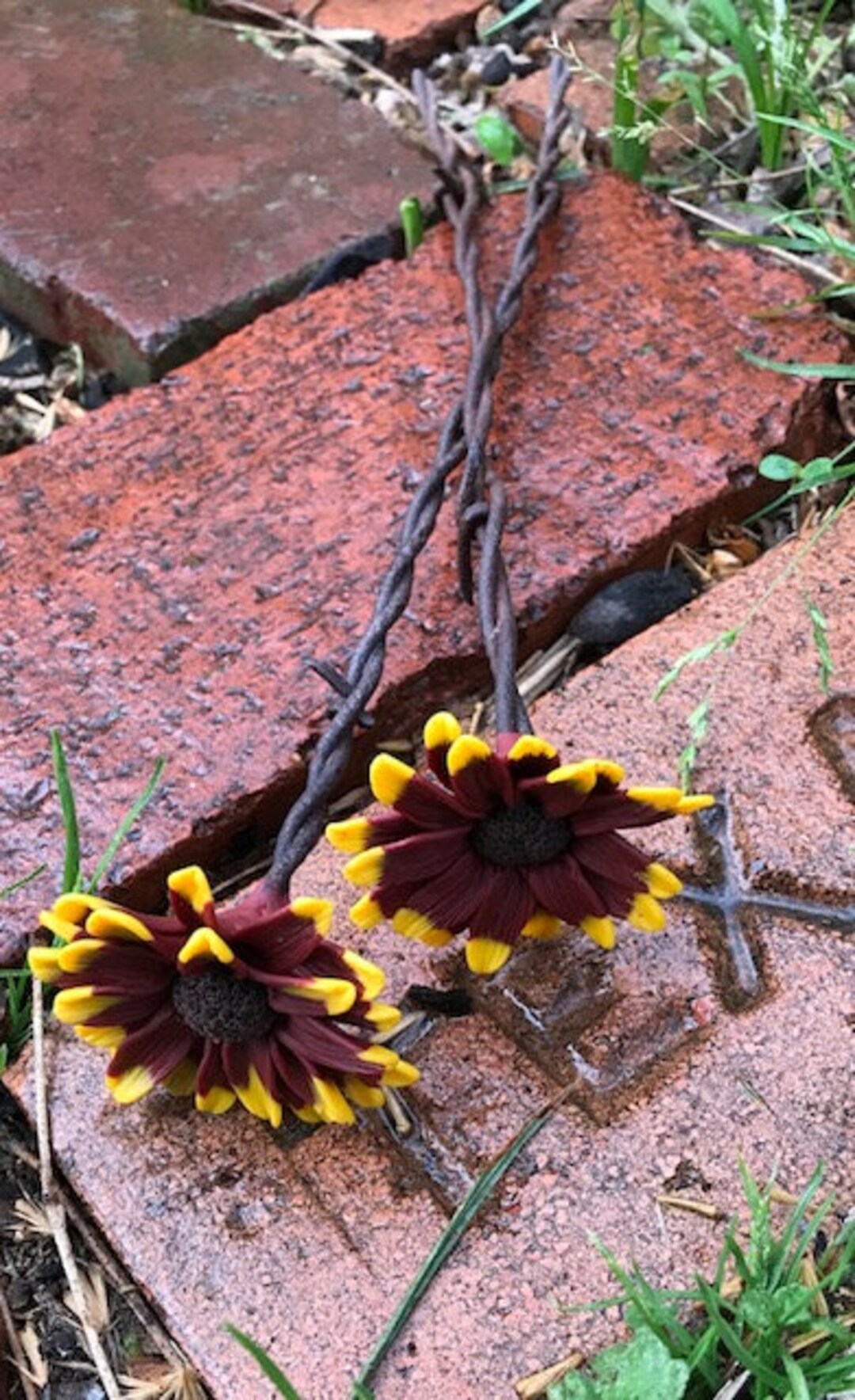 Artificial\texas\wildflower\bouquet\indian Blanket\rustic Decor\mother ...