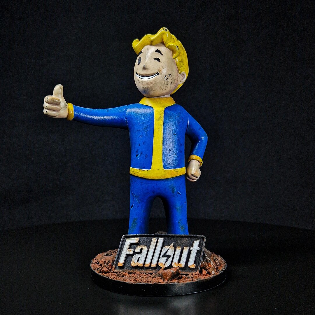 Vault Boy | Hand Painted | 3D Printed | Fan Art | Collectible | Gift ...