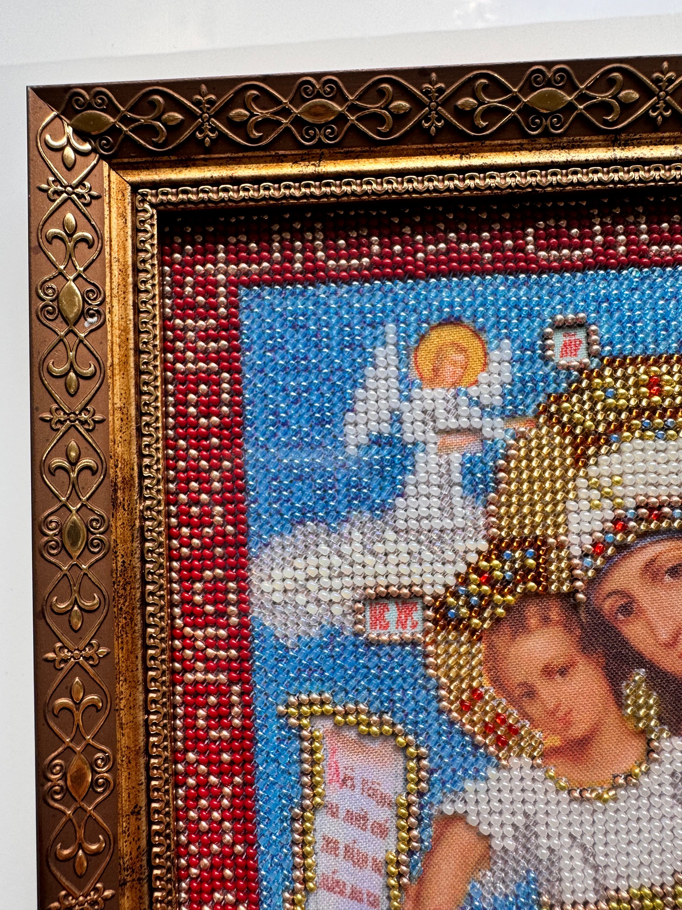 Icon, Handmade Icon, Embroidered Icon, Bead Icons, Handmade Beadwork ...
