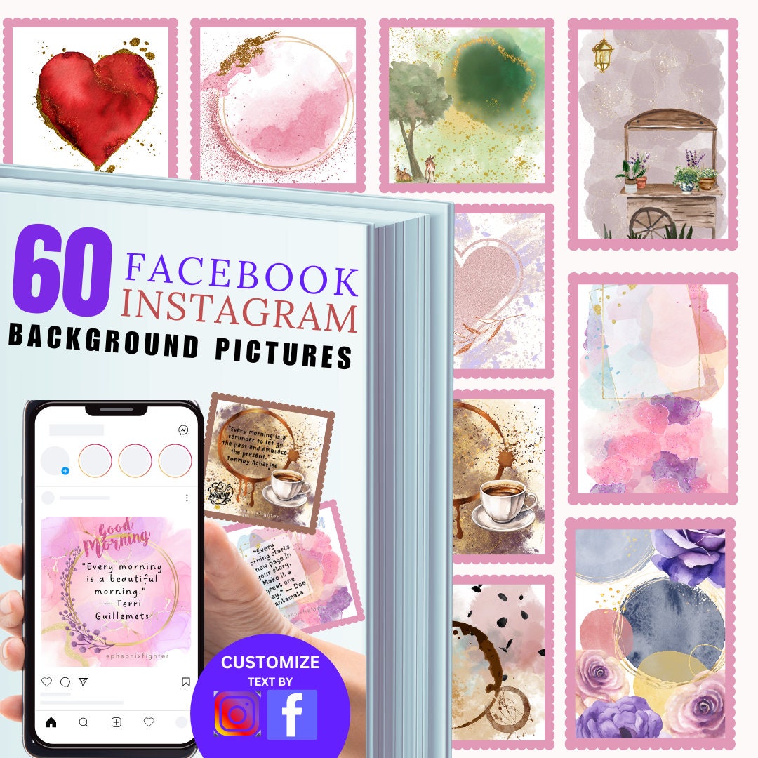 60 BACKGROUND PICTURE POSTING - Etsy