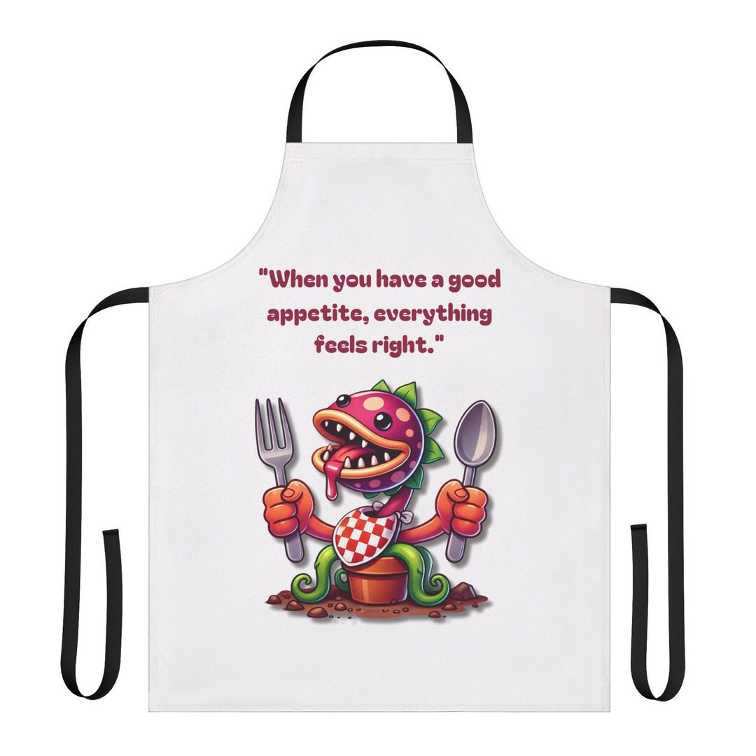 Apron, Funny Carnivore Design, Chef Gift, Cooking Accessory, Kitchen ...