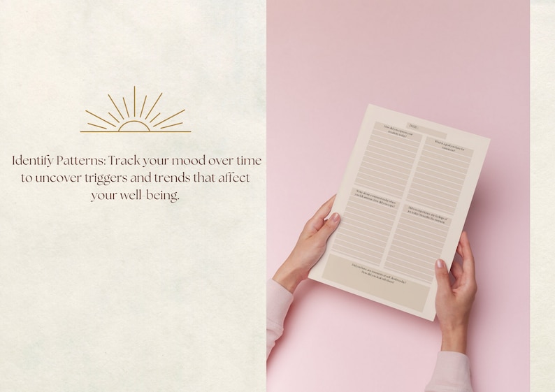 Mood Journal Prompts Mental Health Journal Therapy Journal Anxiety ...