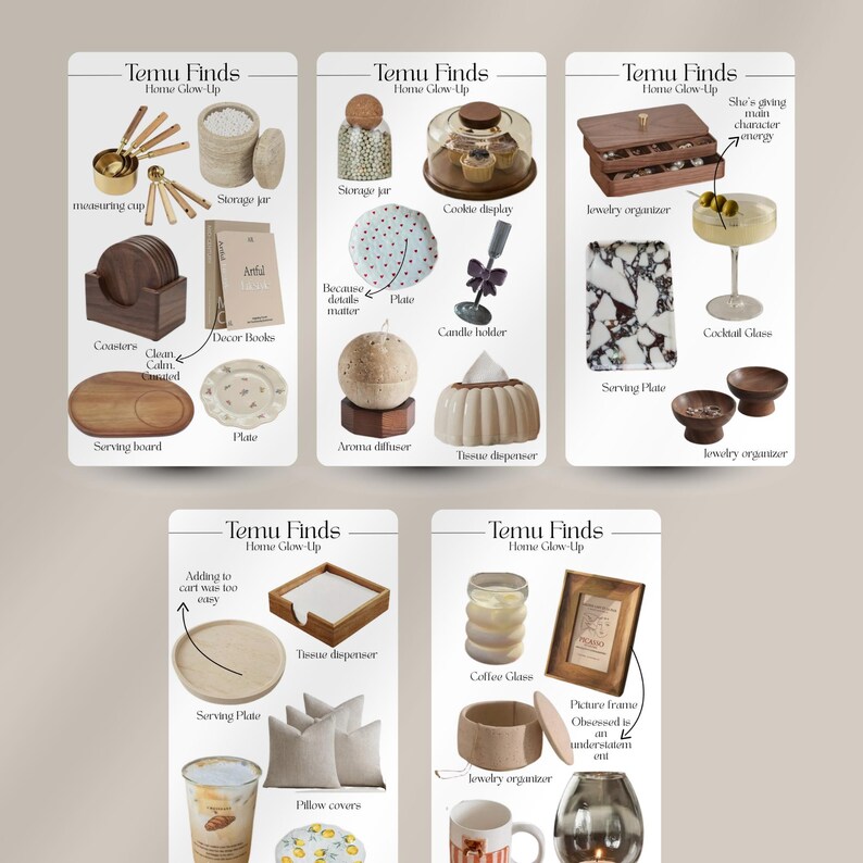 15 LTK Canva Templates Temu Home Favorites for Instagram Influencers ...