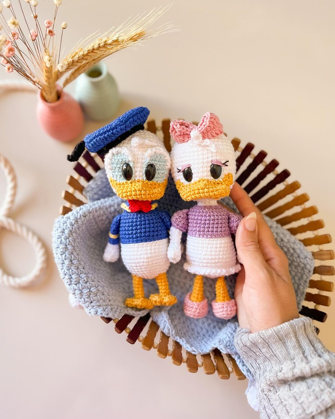Donald & Daisy Duck Amigurumi Crochet Pattern - PDF Digital Download ...
