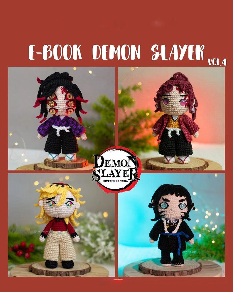 Demon Slayer Amigurumi Crochet Pattern - PDF Digital Download - Tanjiro ...