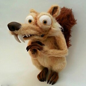Scrat the Squirrel Amigurumi Crochet Pattern - PDF Digital Download ...