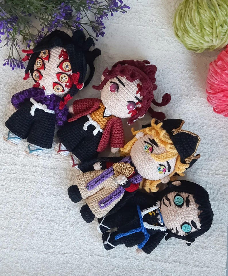 Demon Slayer Amigurumi Crochet Pattern - PDF Digital Download - Tanjiro ...