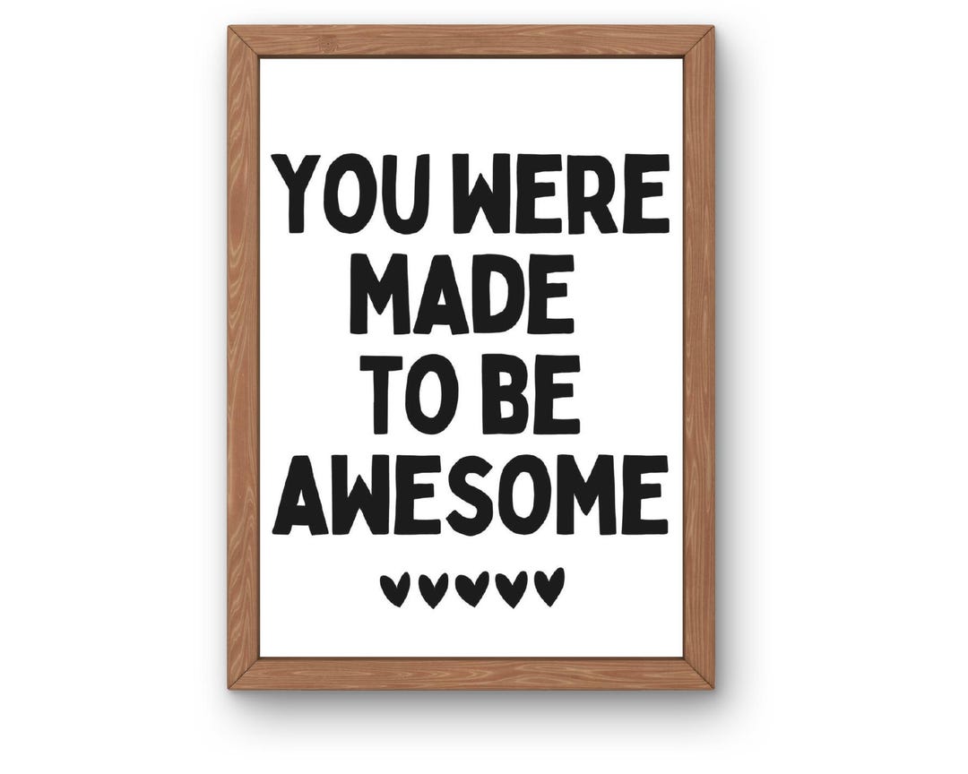 You Were Made to Be Amazing Motivational Classroom Wall Art Bundle ...