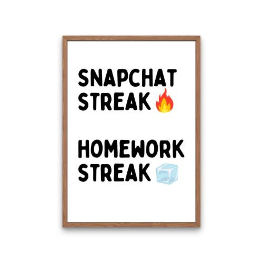 Gen Z Funny Slang Classroom Sign, Homework Humor, Kids Educational ...