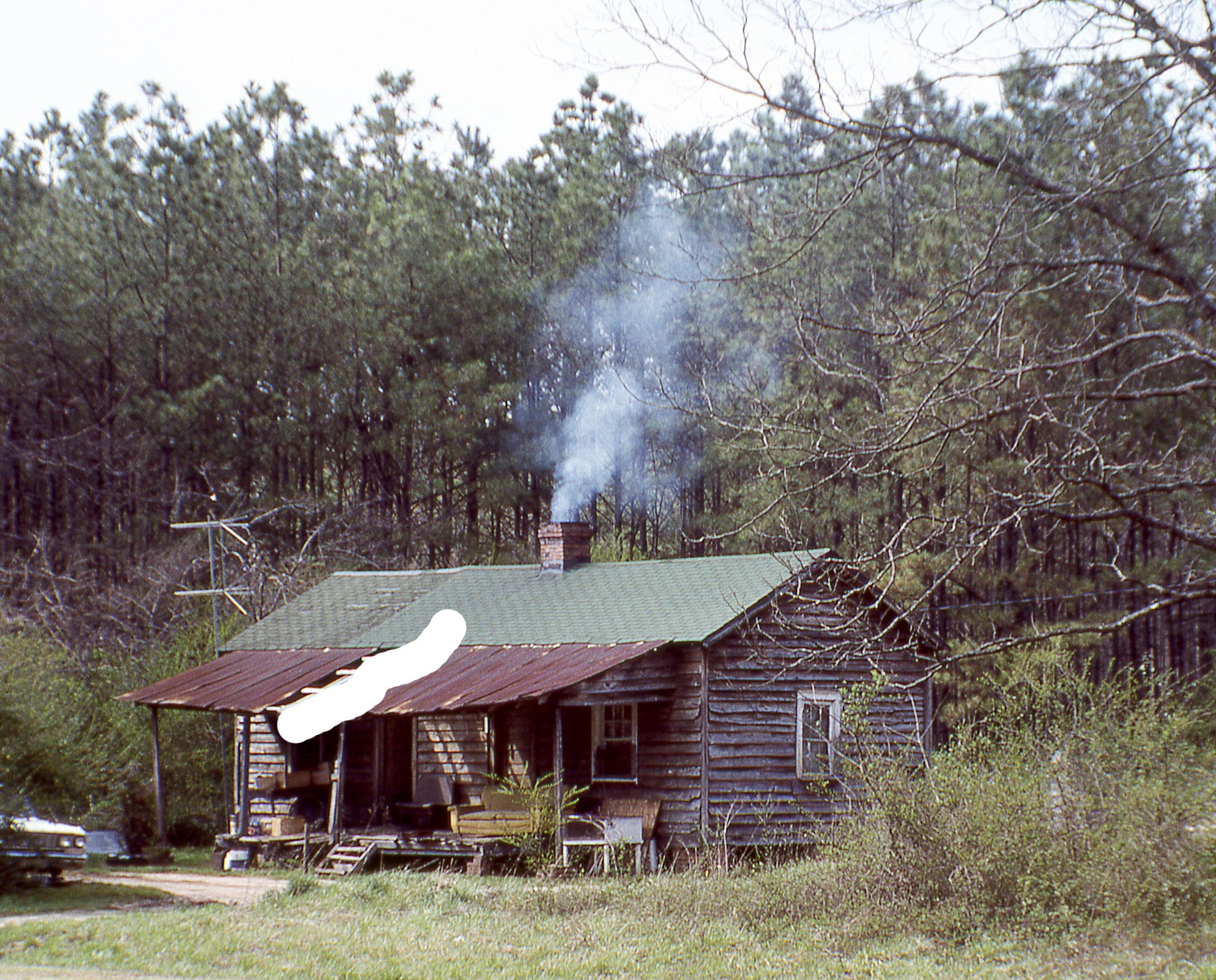 Rustic Georgia Homestead House, 1970 High Resolution Leo Seitlinger ...