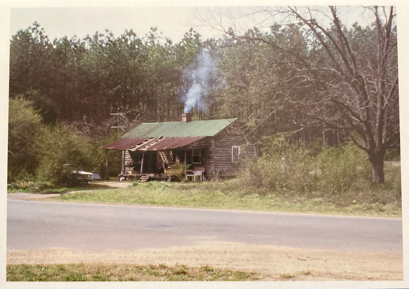 Rustic Georgia Homestead House, 1970 High Resolution Leo Seitlinger ...